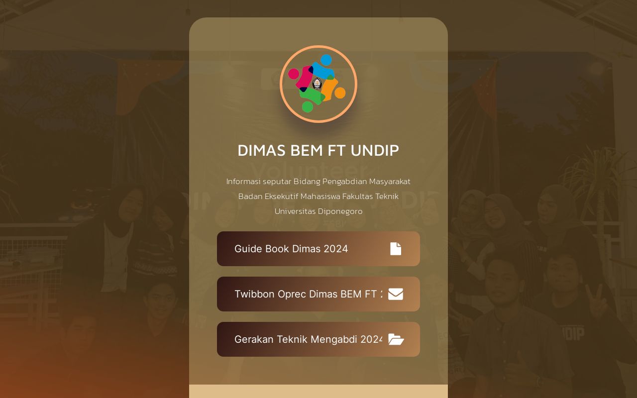 Dimas BEM FT Undip